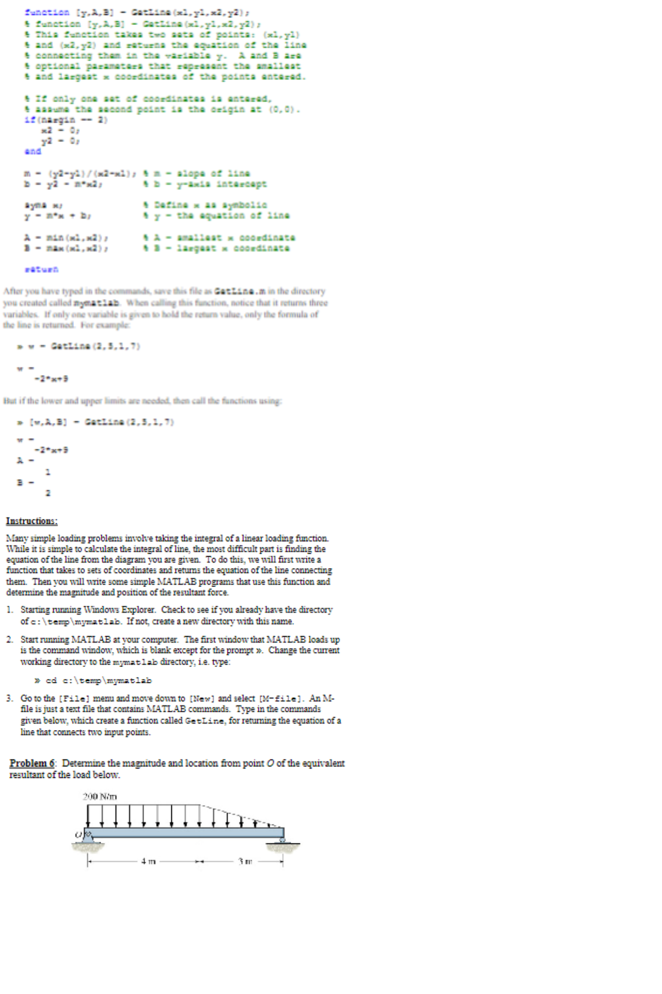 Solved function (y,2,3)-Cattine(x1,y2,x2,y2),& function | Chegg.com