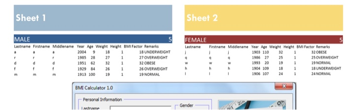 Solved use microsoft excel VBA please see the | Chegg.com