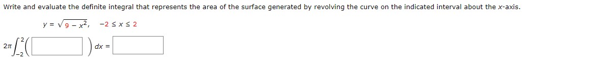 Solved Write and evaluate the definite integral that | Chegg.com