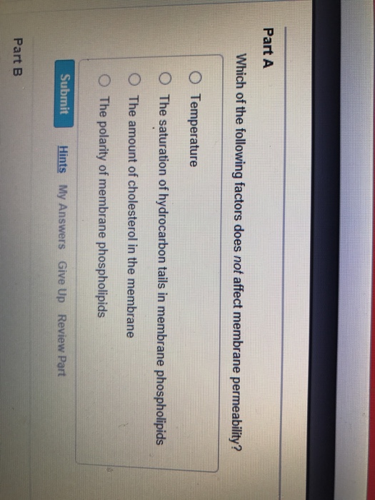 Solved Which of the following factors does not affect | Chegg.com