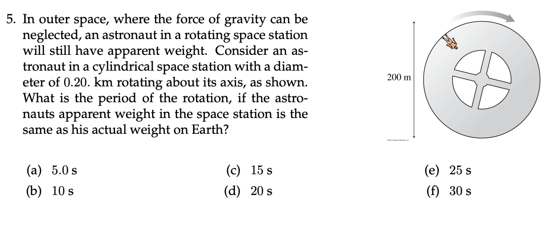 Solved 5. In outer space, where the force of gravity can be | Chegg.com