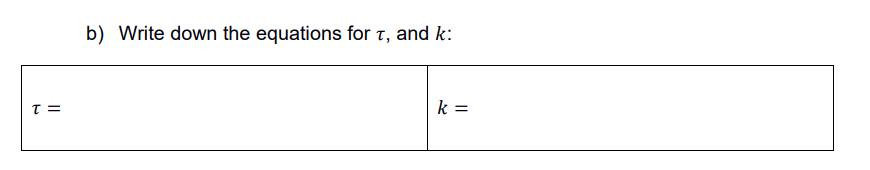 Solved Pre-Lab Q1: A set of equations governing the | Chegg.com