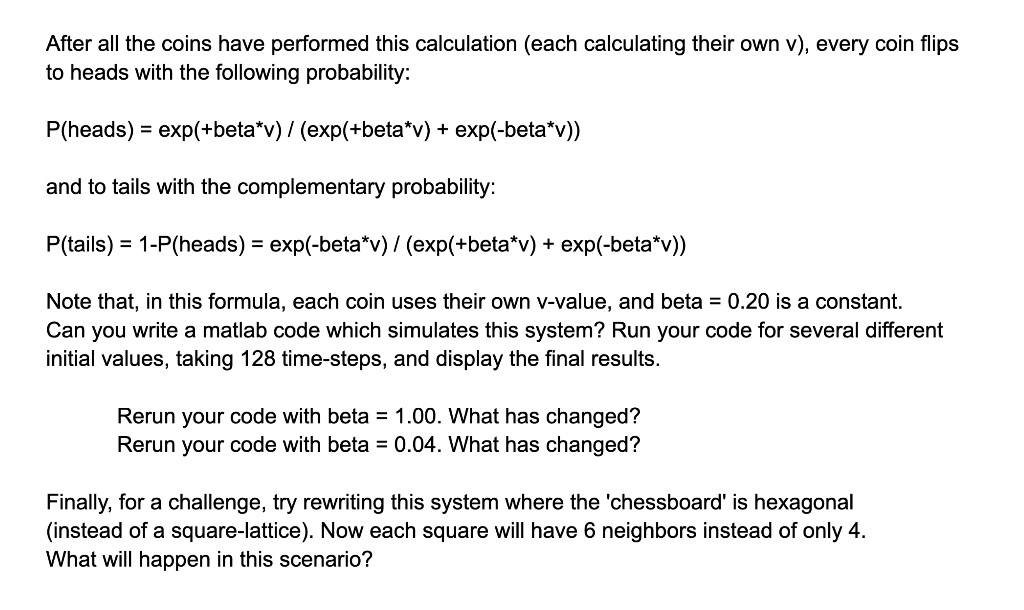 Solved After all the coins have performed this calculation | Chegg.com