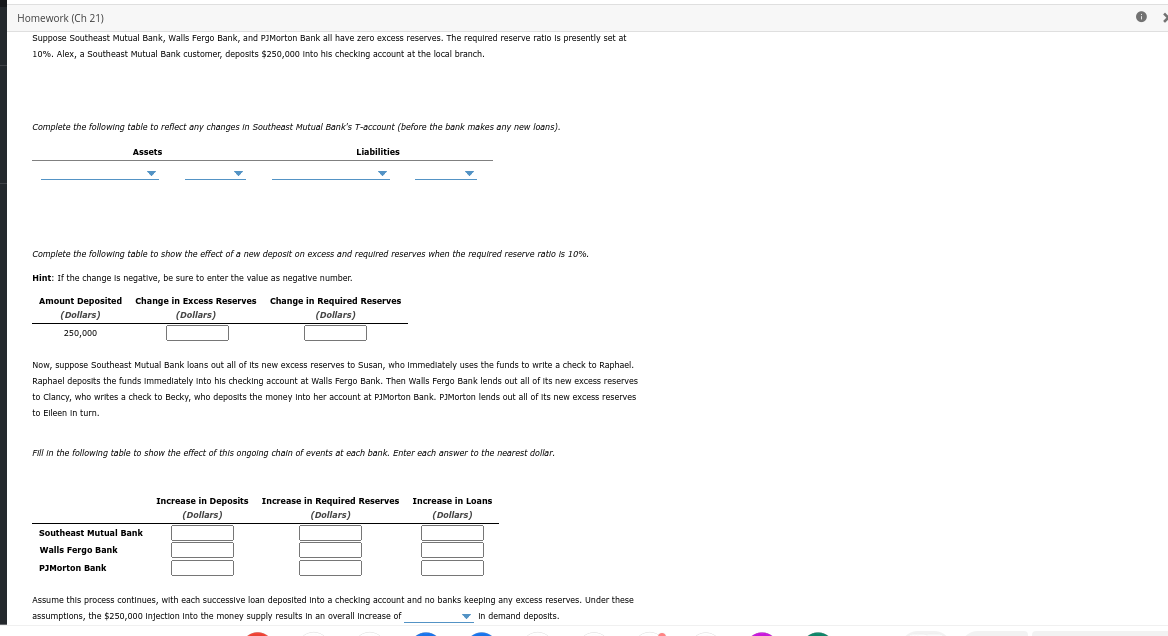 Solved Suppose Southeast Mutual Bank, Walls Fergo Bank, and | Chegg.com