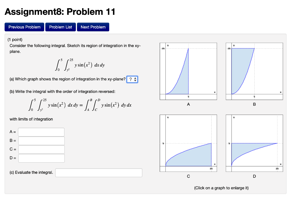 Solved Assignment8: Problem 11 Previous Problem Problem List | Chegg.com