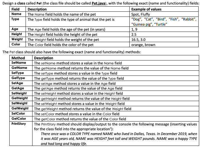 Solved Once you have designed the class, design | Chegg.com