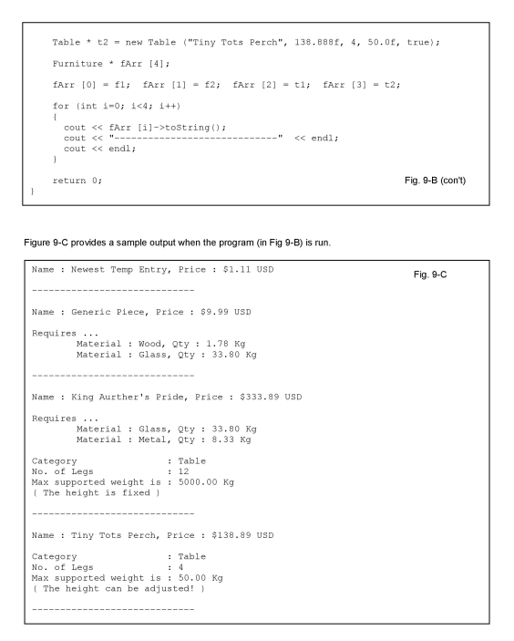 Solved 9. Figure 9-A shows a UML Class diagram with 3 | Chegg.com