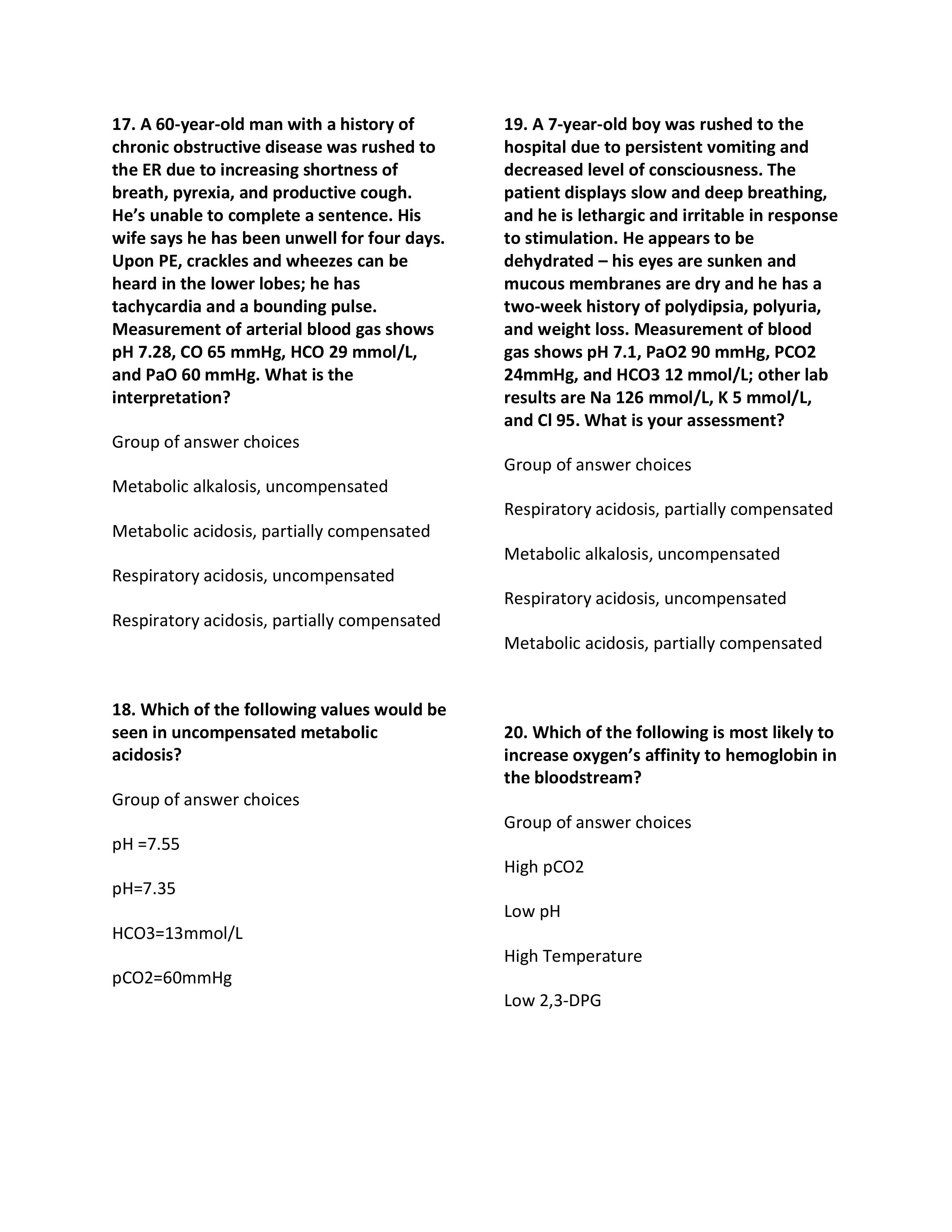 Solved 12. Which of the following conditions can cause LD | Chegg.com