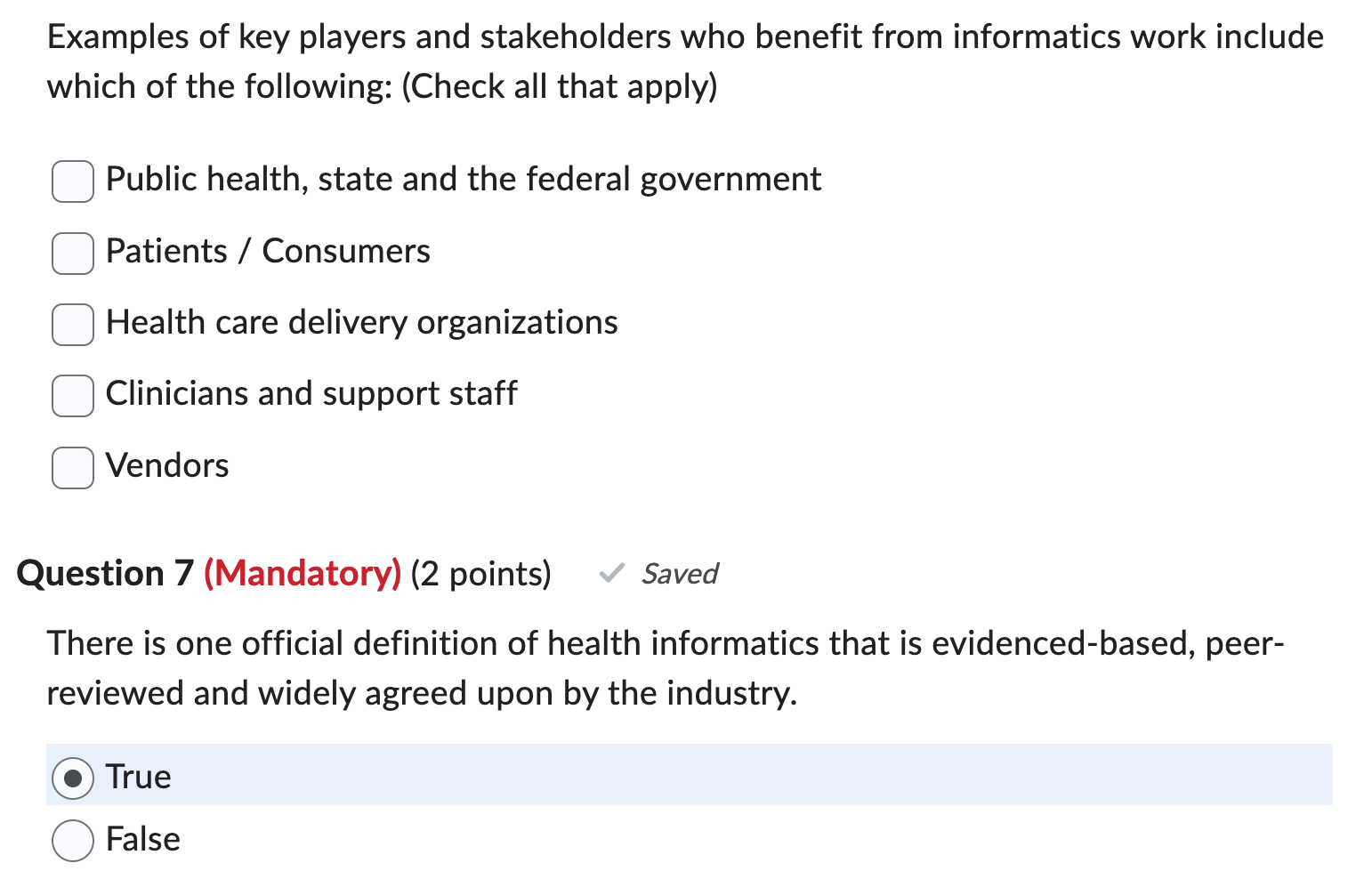 Solved Examples of key players and stakeholders who benefit | Chegg.com
