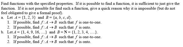 Solved Find functions with the specified properties. If it | Chegg.com