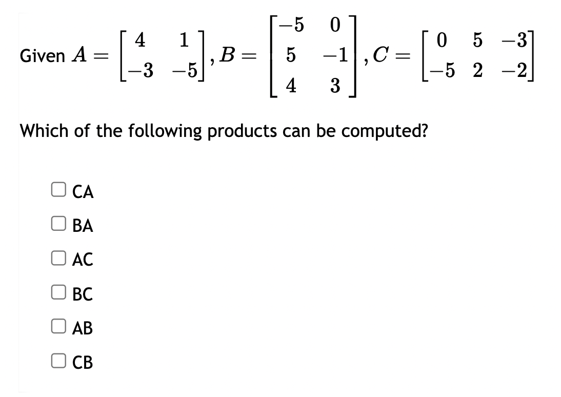 Solved Let \\[ M=\\left[\\begin{array}{cc} 1 & 5 \\\\ 10 & 6 | Chegg.com