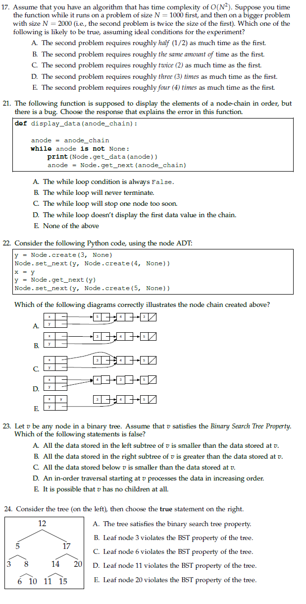 Solved Solve these questions and write down why you chose | Chegg.com