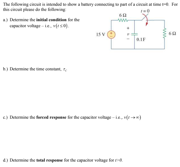 Solved The following circuit is intended to show a battery | Chegg.com