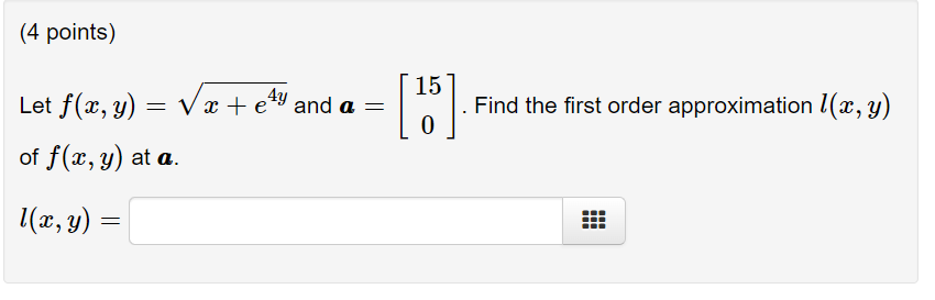 Solved Let F X Y X E4y And A [150] Find The First Order