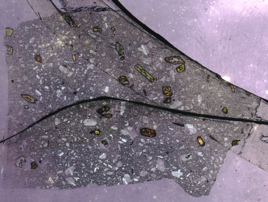 Solved This is example of an andesite Identify the | Chegg.com