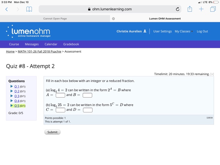 Solved 3:33 PM Mon Dec 10 ..LTE 8% a ohm.lumenlearning.com | Chegg.com