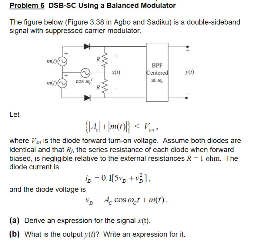 Solved The figure below (Figure 3.38 in Agbo and Sadiku) is | Chegg.com