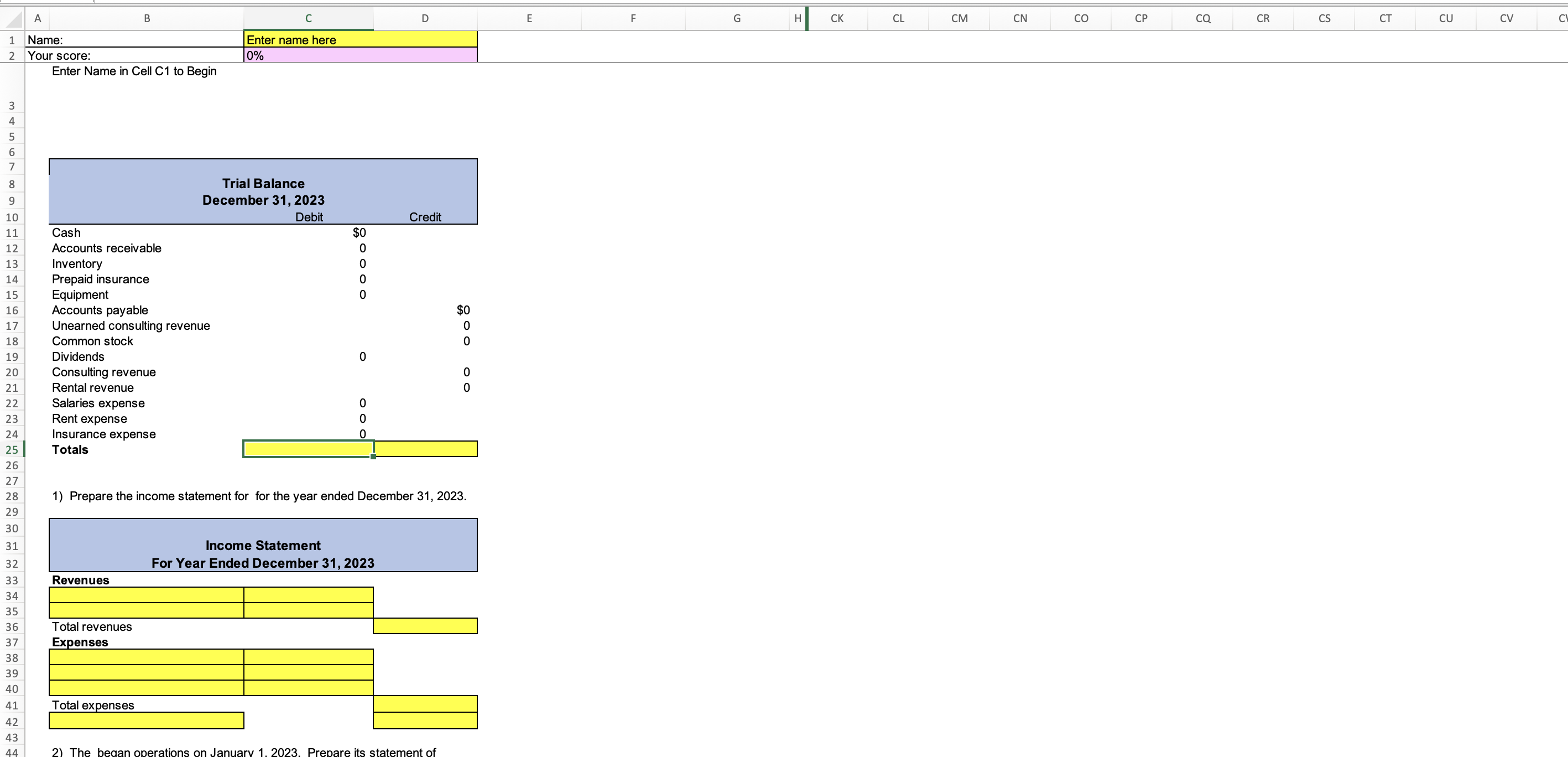 Applying Excel 1 Sum Cell