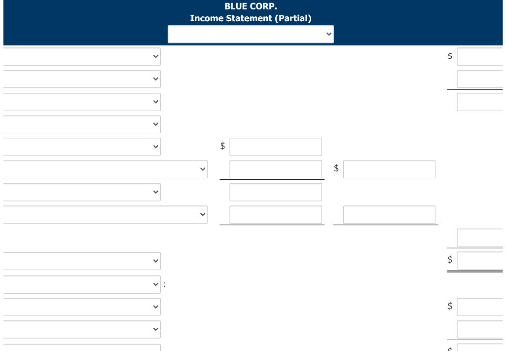 Solved Blue Corp. has 150,950 shares of common stock | Chegg.com