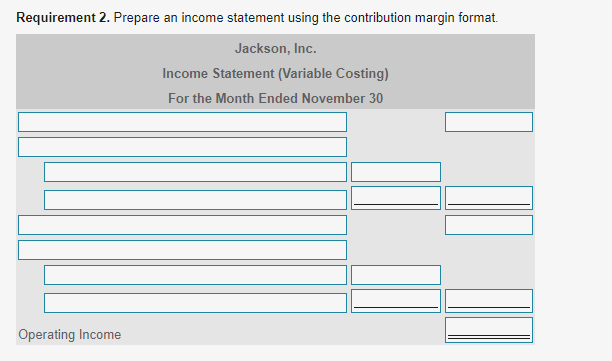 Solved nal ans Х Requirements 1. Using variable costing, | Chegg.com