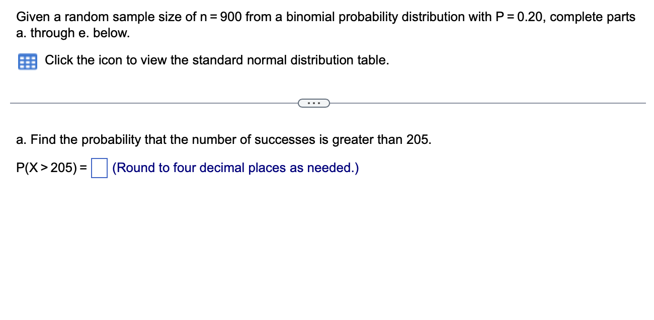 Solved Given a random sample size of \\( n=900 \\) from a | Chegg.com