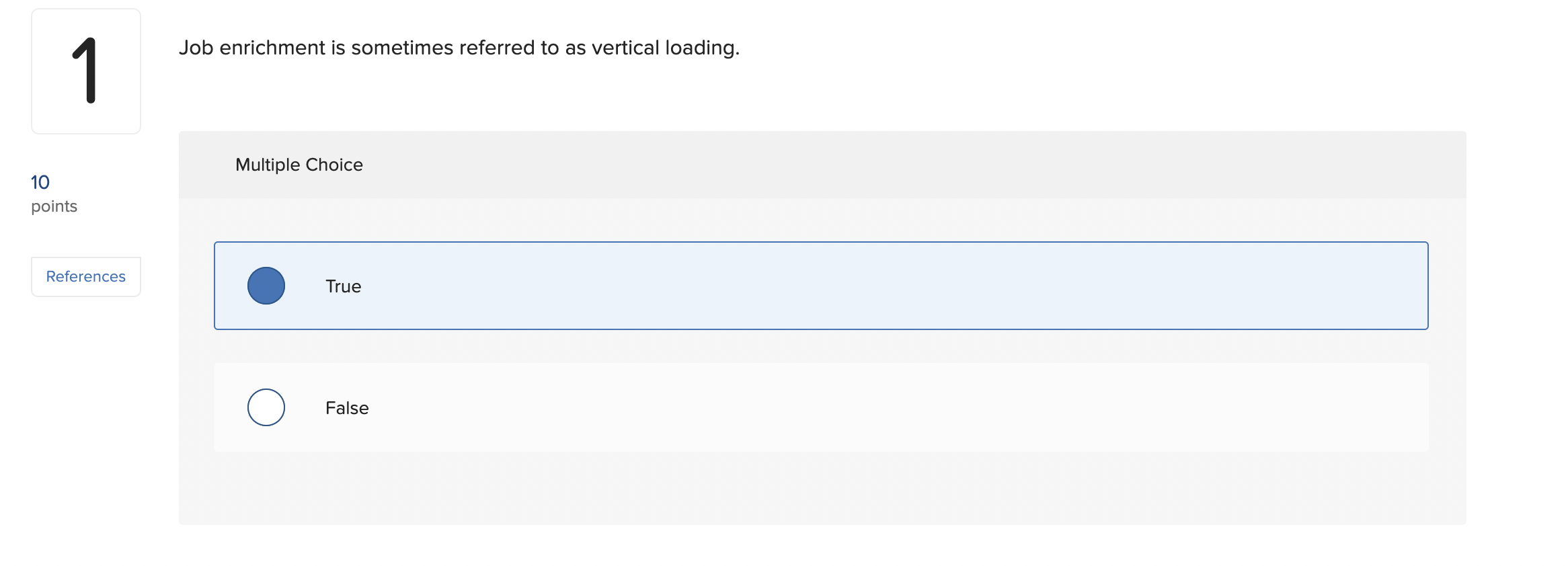 Solved Job enrichment is sometimes referred to as vertical | Chegg.com