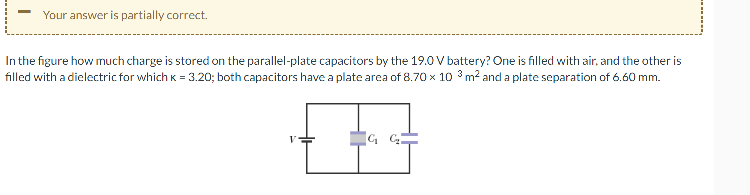 Solved The figure shows a parallel-plate capacitor with a | Chegg.com