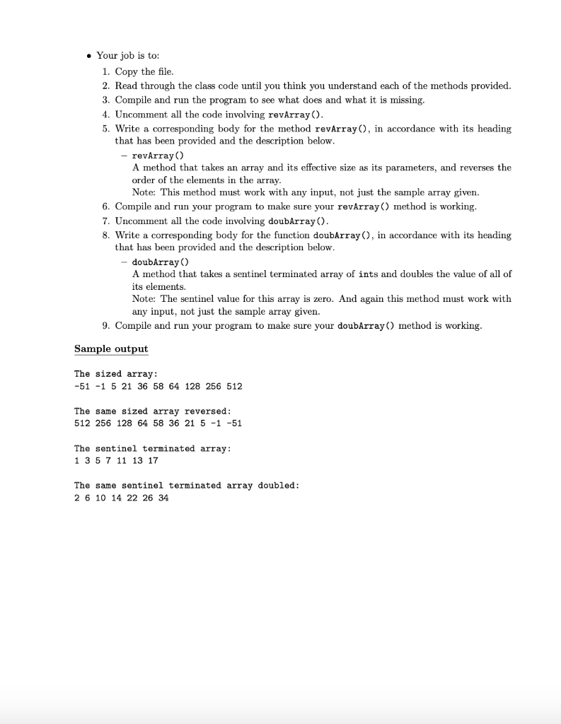 Solved CS 201 Lab Exercise 11 Due: In Lab, the week of April | Chegg.com