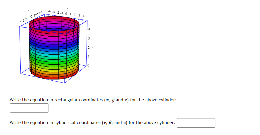Solved Write the equation in cylindrical coordinates (r,θ, | Chegg.com