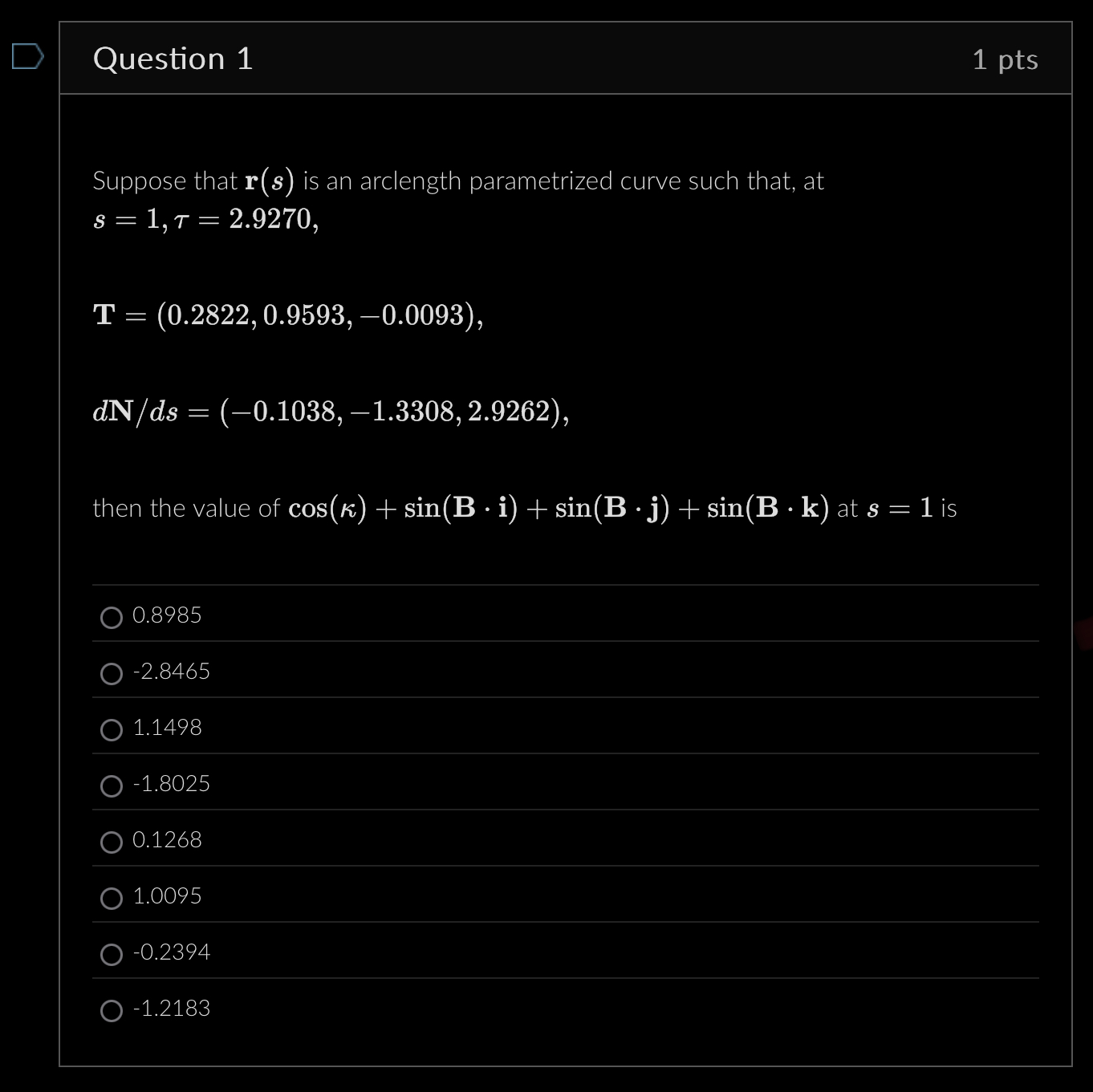 Solved Question 1Suppose that r(s) ﻿is an arclength | Chegg.com