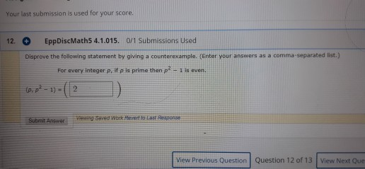 Solved Disprove the following statement by giving a | Chegg.com
