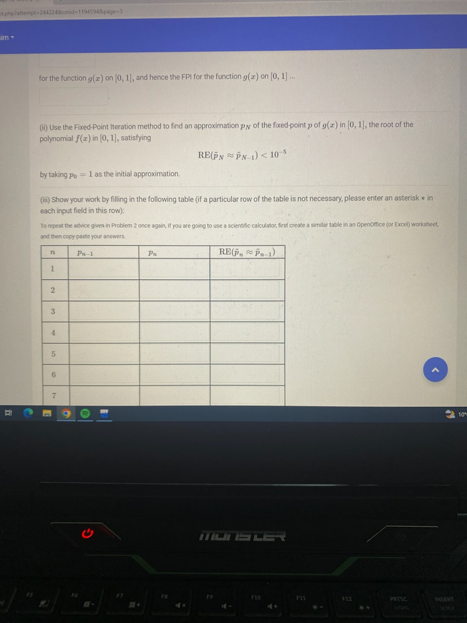 Fixed Point Iteration Unless Otherwise Required 