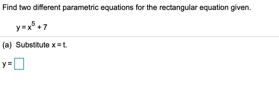 Solved Eliminate the parameter, then write the resulting | Chegg.com