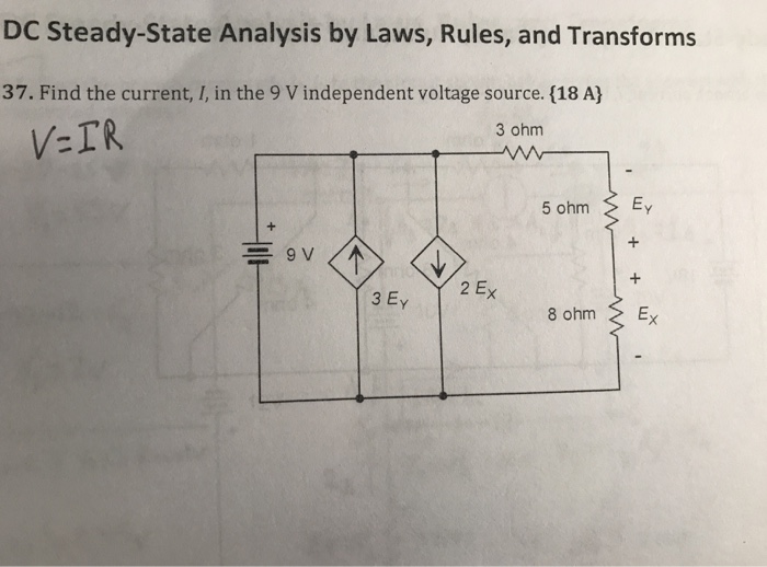 Solved DC Steady-State Analysis by Laws, Rules, and | Chegg.com