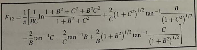 Write a MATLAB code to reproduce the view factor | Chegg.com