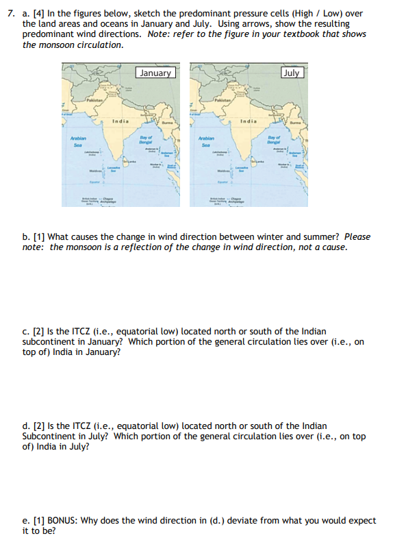 Solved 7. a. [4] In the figures below, sketch the | Chegg.com