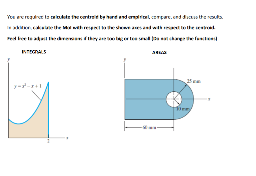 Solved You are required to calculate the centroid by hand | Chegg.com