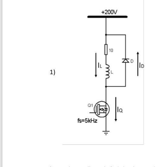 Solved Switching on DC chopper circuit with load R and L on | Chegg.com