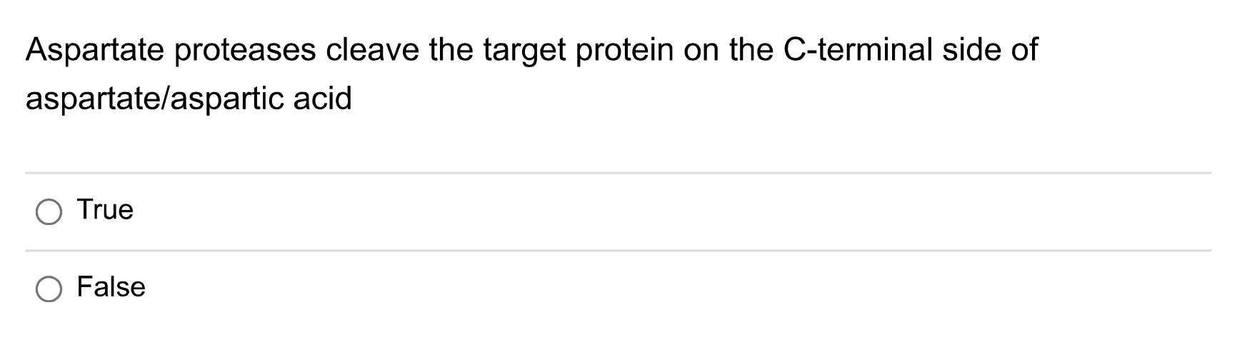 Solved Aspartate proteases cleave the target protein on the | Chegg.com