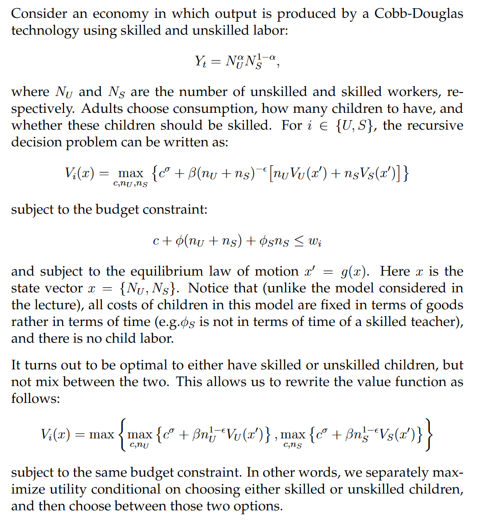 Solved Consider an economy in which output is produced by a | Chegg.com