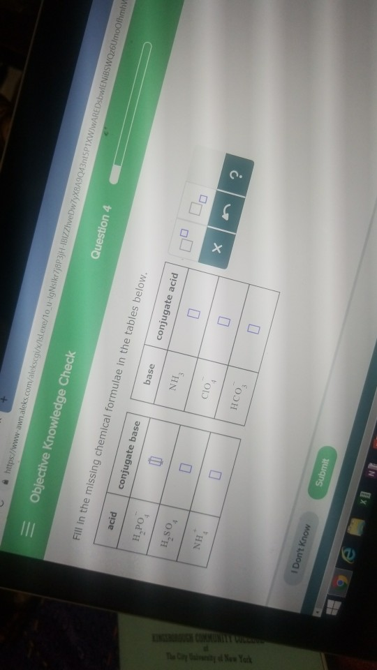 Solved com/a Qu Objective Knowledge Check Fill in the | Chegg.com