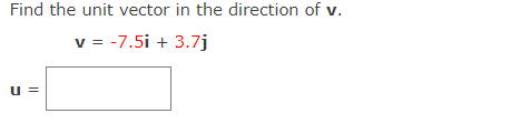 Solved Find the unit vector in the direction of v. | Chegg.com