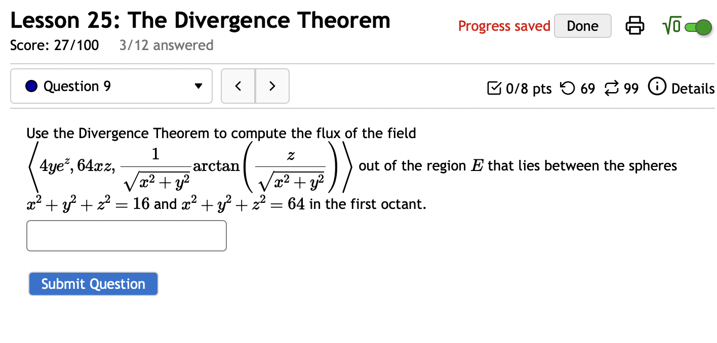 Solved Use the Divergence Theorem to compute the flux of the | Chegg.com