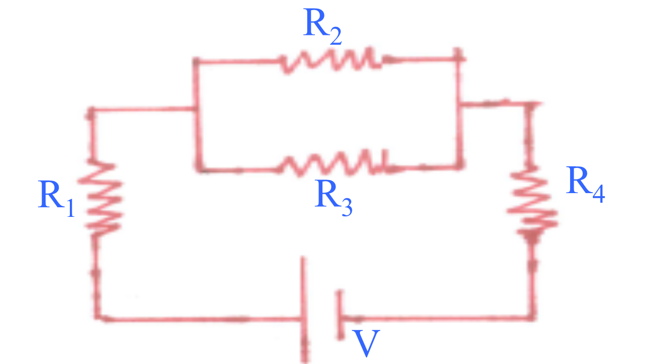Solved Mixed Resistors Circuit - 4 Resistors As shown in | Chegg.com