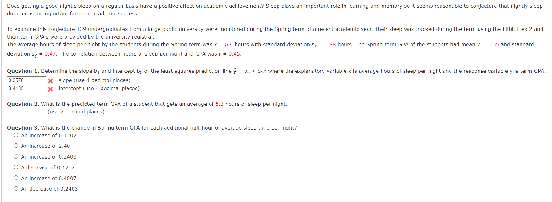 Solved duration is an important factor in academic success. | Chegg.com