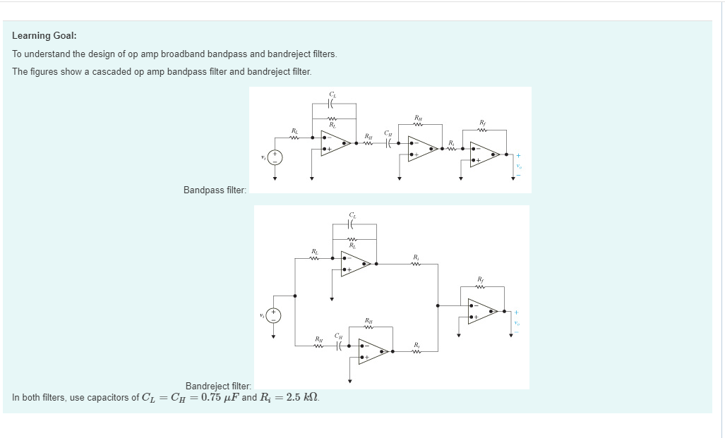 Solved Learning Goal: To understand the design of op amp | Chegg.com
