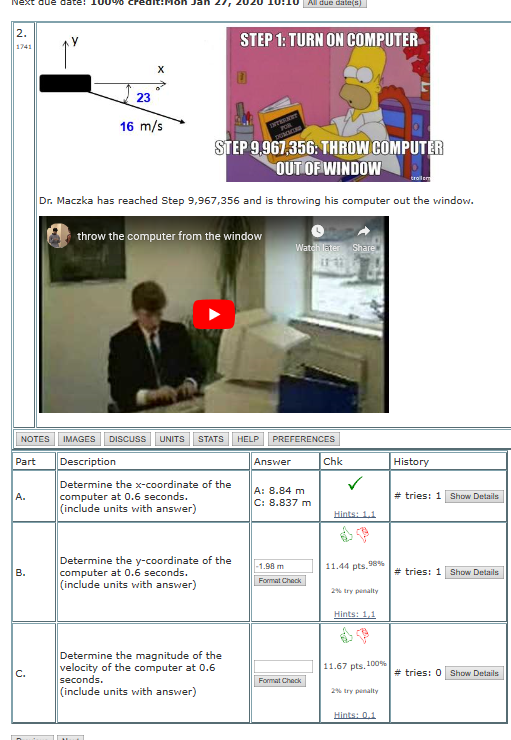 Throwing Computer Out Window