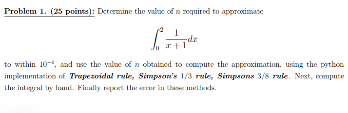 Solved Using Python For example using Simpson 3/8 Rule: def | Chegg.com
