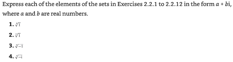 Solved Express each of the elements of the sets in Exercises | Chegg.com