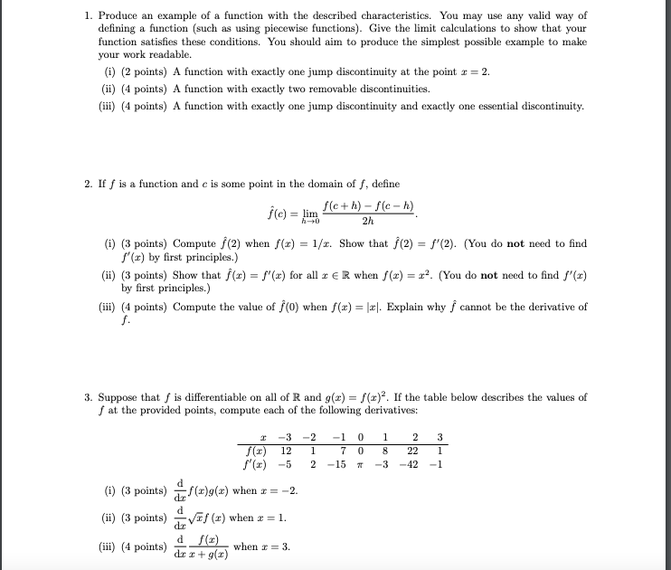 Solved Please see picture for more information. All three | Chegg.com